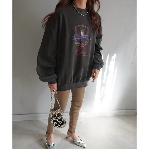 ZOZO問い合わせ番号:102585724ショップ:merrylatte，メリーラテブランド:merrylatte，メリーラテ商品名:NO.64 トリコロールデザインピグメントスウェット【Primaras】カテゴリ:トップス>スウェッ...