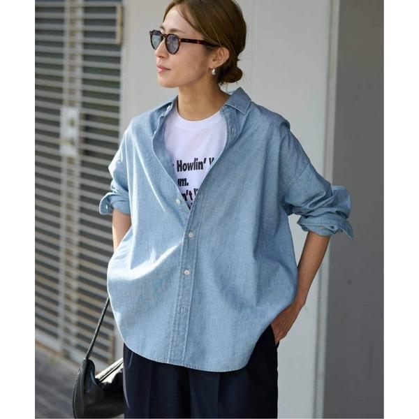 ZOZO問い合わせ番号:102585804ショップ:Spick &amp; Span，スピック アンド スパンブランド:FRAMeWORK，フレームワーク商品名:≪追加≫ダンガリーシャツ 5カテゴリ:トップス>シャツ/ブラウスブランド...