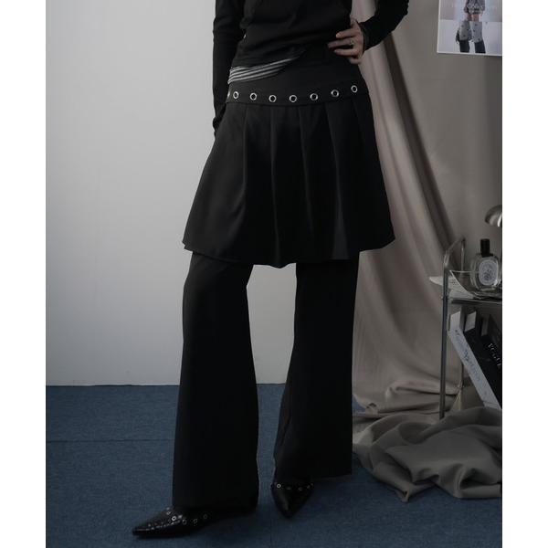 『タイムセール実施中』ZOZO問い合わせ番号:102585865ショップ:Ulysses，ユリシスブランド:Ulysses，ユリシス商品名:スカート付きレイヤードスラックスパンツカテゴリ:パンツ>その他パンツブランド品番:DSY26S...