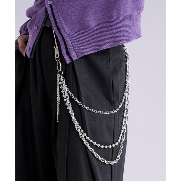 ZOZO問い合わせ番号:102585931ショップ:Ellno Loset，エルノロゼットブランド:Ellno Loset，エルノロゼット商品名:クロスオーバーボディーチェーンカテゴリ:財布/小物>ウォレットチェーンブランド品番:65...