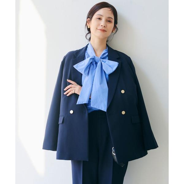 ZOZO問い合わせ番号:102586945ショップ:cross marche，クロスマルシェブランド:CROSS FUNCTION，クロスファンクション商品名:《洗える・シワになりにくい》正解 金釦ダブルテーラードジャケット　セットアップ対...