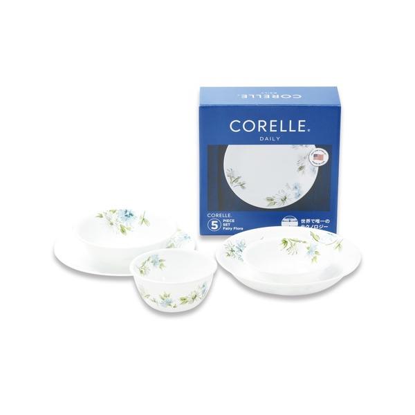『タイムセール実施中』ZOZO問い合わせ番号:102587810ショップ:PEARL LIFE，パール ライフブランド:CORELLE，コレール商品名:コレールデイリー フェアリーフローラ5pcsセットカテゴリ:食器/キッチン>食器ブ...