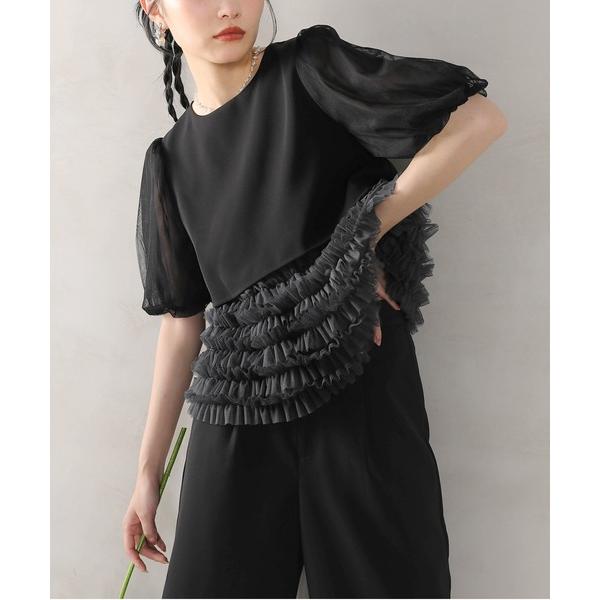 『タイムセール実施中』ZOZO問い合わせ番号:102589173ショップ:Kana，カナブランド:Kana，カナ商品名:ボリュームチュールトップス ワイドパンツ セットアップ パーティー ドレス 結婚式 お呼ばれ オケージョンカテゴリ:ワン...