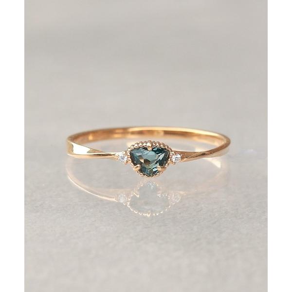 ZOZO問い合わせ番号:102589378ショップ:NOIR DE POUPEE，ノワールドプーペブランド:NOIR DE POUPEE，ノワールドプーペ商品名:【WEB限定】K18vermeil トライアングル天然石リングカテゴリ:アクセ...