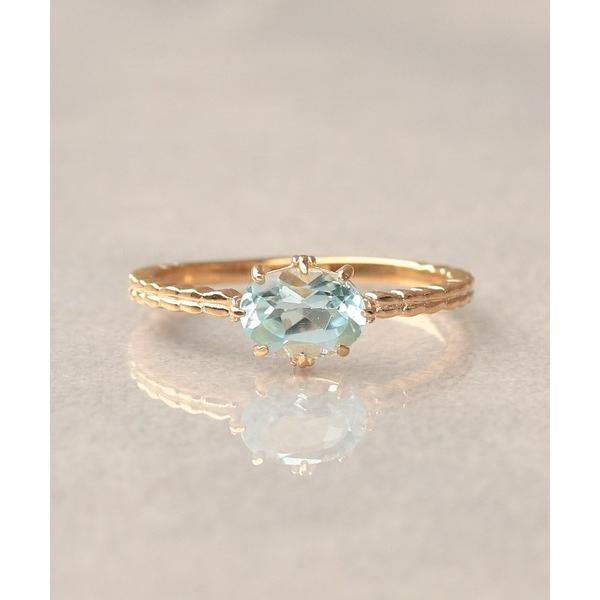 ZOZO問い合わせ番号:102589381ショップ:NOIR DE POUPEE，ノワールドプーペブランド:NOIR DE POUPEE，ノワールドプーペ商品名:【WEB限定】K18vermeil 8本爪オーバル天然石リングカテゴリ:アクセ...