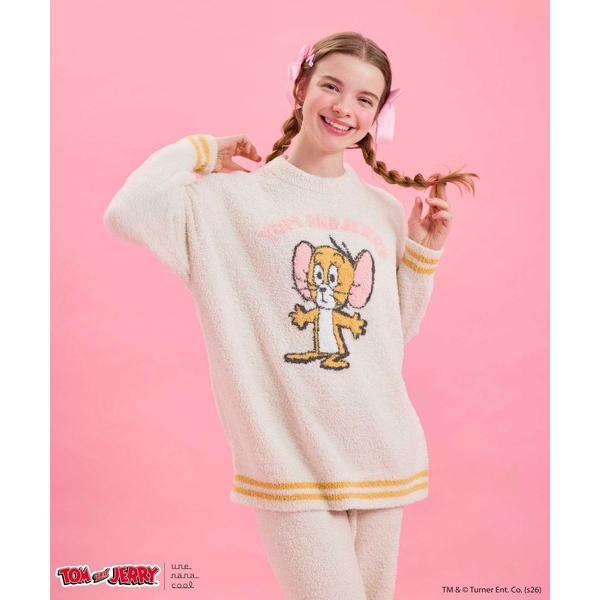 ZOZO問い合わせ番号:102589481ショップ:une nana cool，ウンナナクールブランド:une nana cool，ウンナナクール商品名:トムとジェリー × une nana cool プルオーバー＆ロングパンツセットカテゴ...
