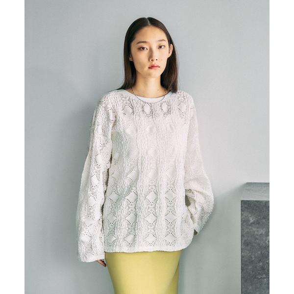 ZOZO問い合わせ番号:102589626ショップ:LEPSIM，レプシィムブランド:LEPSIM，レプシィム商品名:総レース長袖プルオーバー　636862カテゴリ:トップス>Tシャツ/カットソーブランド品番:636862素材:本体：...