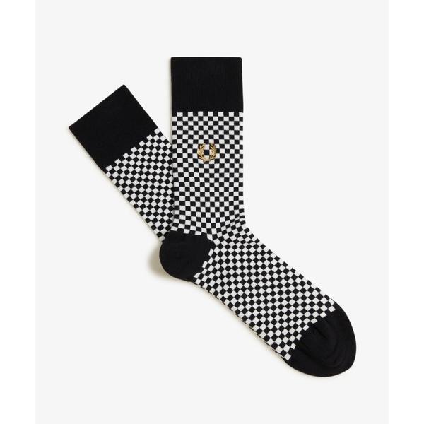 ※このアイテムは返品・交換対象外商品です。ZOZO問い合わせ番号:102590248ショップ:FRED PERRY，フレッドペリーブランド:FRED PERRY，フレッドペリー商品名:Micro Chequerboard Socks／マイク...