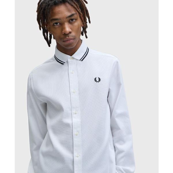 ZOZO問い合わせ番号:102590370ショップ:FRED PERRY，フレッドペリーブランド:FRED PERRY，フレッドペリー商品名:Polo Collar Woven Pique Shirt／ポロカラーウーブンピケシャツカテゴリ:...