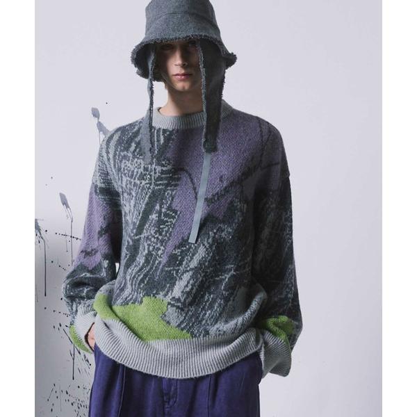 『セール実施中』参考価格：14，300円発売時期：2023年11月コンディション：A（使用感なし）数回使用した程度で使用感が感じられないアイテム参考商品名：《UNISEX》Airy Mohair Abstract Prime-Over Cr...