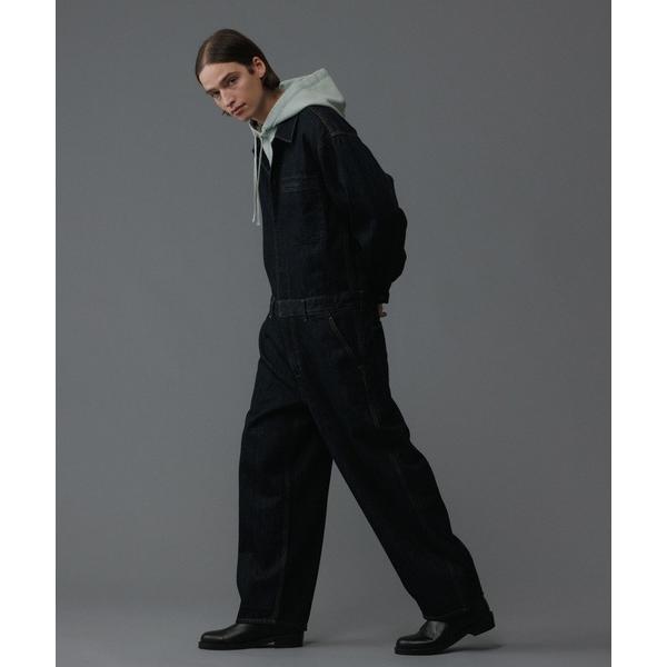参考価格：25，850円発売時期：2023年12月コンディション：B（目立つ使用感なし）使用感が少ない、または気にならないアイテム袖口・すそ周り：色あせ参考商品名：リサイクル コットン デニム オールインワン / サスティナブル / UNI...