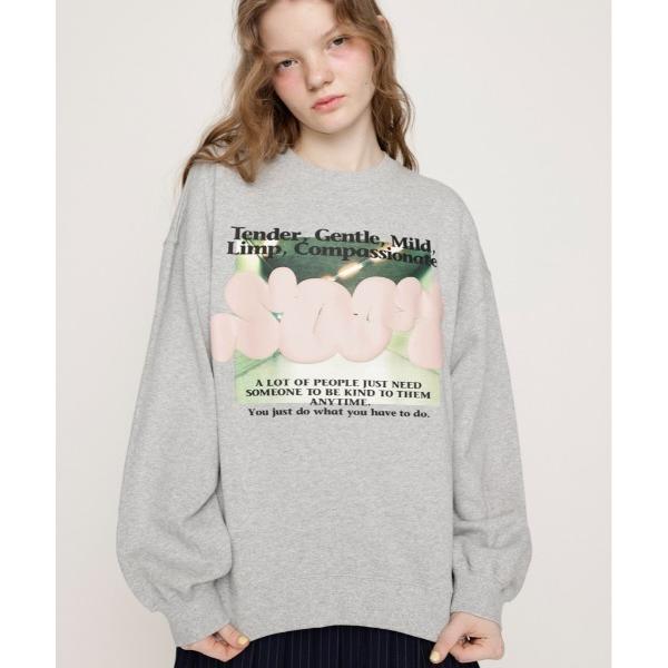 『セール実施中』参考価格：7，997円発売時期：2025年03月コンディション：A（使用感なし）数回使用した程度で使用感が感じられないアイテム参考商品名：PUFFER LOGO PHOTO SW TOPS パッファー ロゴ フォト スウェッ...