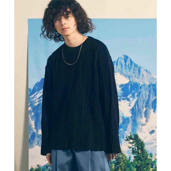 『タイムセール実施中』参考価格：14，850円発売時期：2025年02月コンディション：A（使用感なし）数回使用した程度で使用感が感じられないアイテム参考商品名：《UNISEX》Prime-Over Random Pin-Tuck Crew...