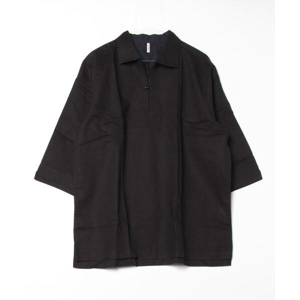 参考価格：11，550円発売時期：2025年03月コンディション：B（目立つ使用感なし）使用感が少ない、または気にならないアイテム全体的：汚れ参考商品名：LINEN BLEND 3Q SKIPPER SHIRT：綿麻素材 7分袖 スキッパー...
