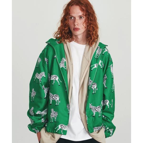 『セール実施中』参考価格：8，690円発売時期：2025年03月コンディション：B（目立つ使用感なし）使用感が少ない、または気にならないアイテム袖口：汚れ参考商品名：Revo. アニマル 総柄プリント ルーズフィット トラックジャケット参考...