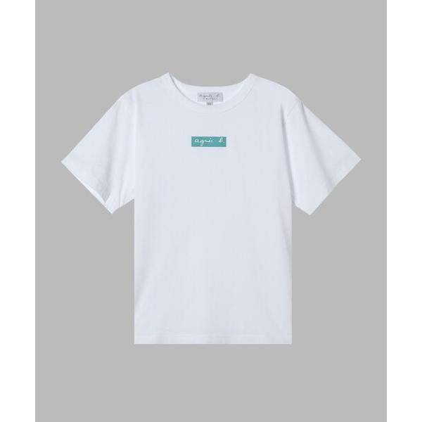 ZOZO問い合わせ番号:102625909ショップ:agnes b.，アニエスベーブランド:agnes b.，アニエスベー商品名:キッズ ボックスロゴ プリント コットン 半袖 Tシャツ ”Domiカテゴリ:トップス>Tシャツ/カット...