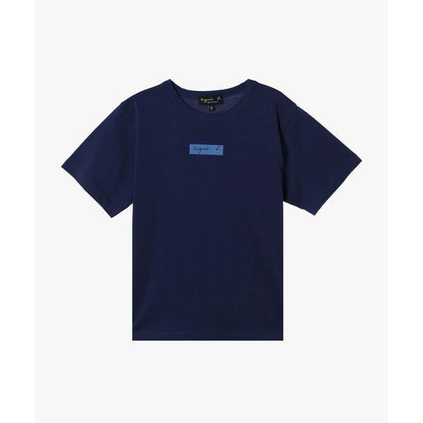 ZOZO問い合わせ番号:102625910ショップ:agnes b.，アニエスベーブランド:agnes b.，アニエスベー商品名:キッズ ボックスロゴ プリント コットン 半袖 Tシャツ ”Domiカテゴリ:トップス>Tシャツ/カット...
