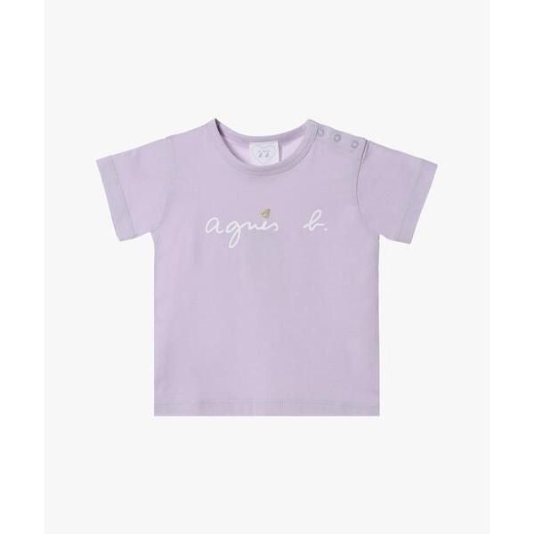 ZOZO問い合わせ番号:102625915ショップ:agnes b.，アニエスベーブランド:agnes b.，アニエスベー商品名:ベビー ロゴ ハート プリント コットン 半袖 Tシャツカテゴリ:トップス>Tシャツ/カットソーブランド...