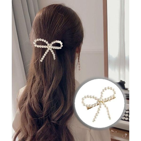 『タイムセール実施中』ZOZO問い合わせ番号:102626153ショップ:Ada.，エイダブランド:shoppinggo，ショッピングゴー商品名:ヘアピン リボン パールビーズヘアピンカテゴリ:ヘアアクセサリー>ヘアピンブランド品番:...