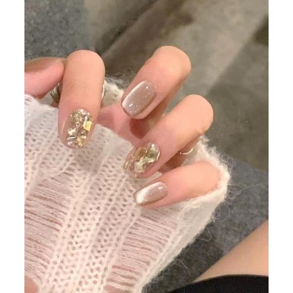 『タイムセール実施中』※このアイテムは返品・交換対象外商品です。コスメ商品ZOZO問い合わせ番号:102626170ショップ:Ada.，エイダブランド:shoppinggo，ショッピングゴー商品名:ネイルチップ ショート きらきら ピンクカ...