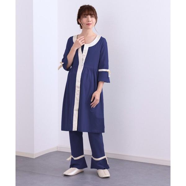 『セール実施中』ZOZO問い合わせ番号:11165100ショップ:Sweet Mommy，スウィートマミーブランド:SweetMommy，スウィートマミー商品名:マタニティ サテンパイピングパジャマカテゴリ:ママ＆ベビー>マタニティウ...