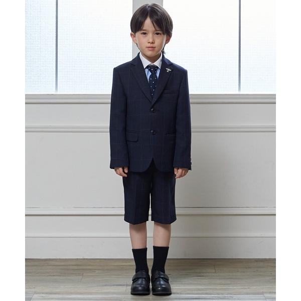 ZOZO問い合わせ番号:102661284ショップ:petit main，プティマインブランド:petit main，プティマイン商品名:【フォーマル】チェックJK+ハーフパンツセットカテゴリ:フォーマルスーツ/小物>スーツセットブラ...