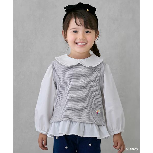 『セール実施中』ZOZO問い合わせ番号:102661288ショップ:petit main，プティマインブランド:petit main，プティマイン商品名:【Frozen】ベストドッキングトップスカテゴリ:トップス>シャツ/ブラウスブラ...