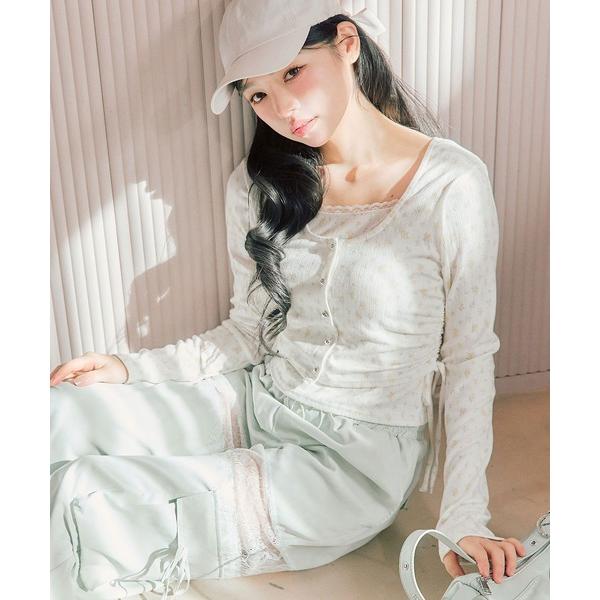 『タイムセール実施中』ZOZO問い合わせ番号:102661482ショップ:OLIVE des OLIVE，オリーブ デ オリーブブランド:OLIVE des OLIVE，オリーブデオリーブ商品名:カーデレイヤードトップスカテゴリ:トップス&...