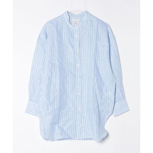 参考価格：18，700円発売時期：2021年03月コンディション：S（新品同様）タグ付きの未使用、または新品同様のアイテム付属品：スペアボタン・タグ参考商品名：コンチネンタルリネンバンドカラーシャツ◆参考品番：21050370230010Z...