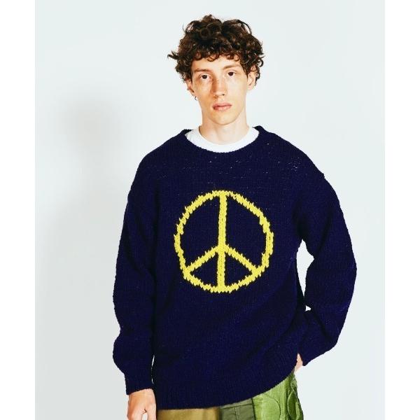『セール実施中』参考価格：24，200円発売時期：2023年11月コンディション：S（新品同様）タグ付きの未使用、または新品同様のアイテム付属品：タグ参考商品名：THRIFTY LOOK/スリフティールック PEACE HAND KNIT ...