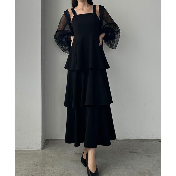 『タイムセール実施中』参考価格：8，759円発売時期：2025年01月コンディション：D（傷・汚れあり）傷や汚れがあるが使用には問題ないアイテム全体的：汚れ参考商品名：【薄くて軽いジョーゼット生地】フリルティアードキャミワンピース【一部ペチ...