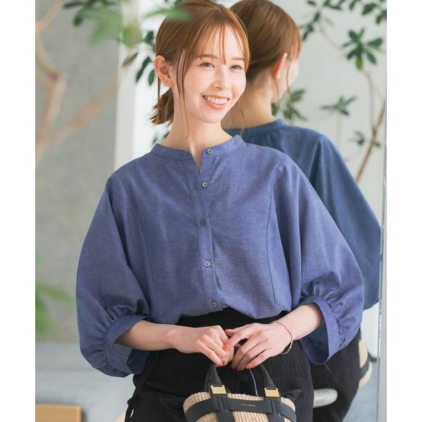 参考価格：12，100円発売時期：2023年03月コンディション：B（目立つ使用感なし）使用感が少ない、または気にならないアイテム袖口・首周り：毛玉参考商品名：『UR TECH Smart Linen Touch』袖ボリュームシャツ参考品番...