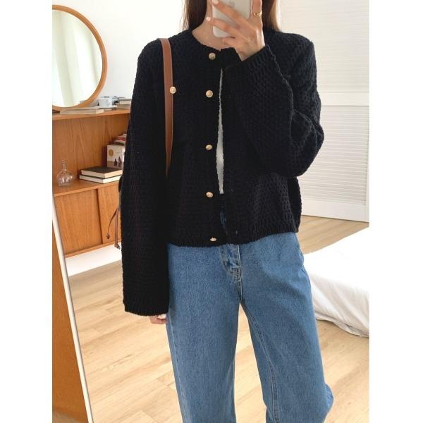 『タイムセール実施中』参考価格：9，460円発売時期：2023年03月コンディション：B（目立つ使用感なし）使用感が少ない、または気にならないアイテムすそ周り：毛玉参考商品名：ツイードノーカラーニットジャケット参考品番：532300017【...