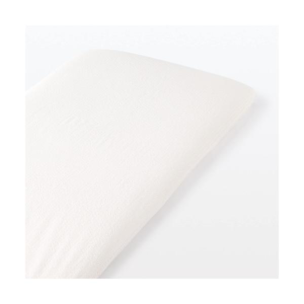 ZOZO問い合わせ番号:102705902ショップ:無印良品，ムジルシリョウヒンブランド:無印良品，ムジルシリョウヒン商品名:綿　サッカー織　敷ふとんシーツ・Ｓ　兼浅型ボックスシーツ　１００×２００×３‐１０ｃｍ用カテゴリ:インテリア&gt...