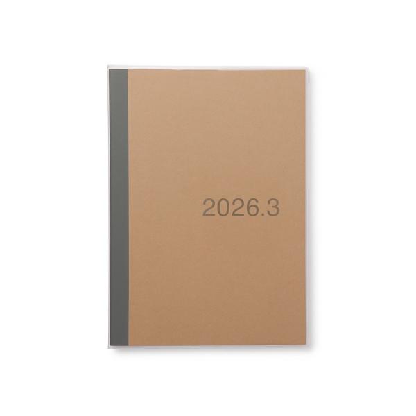 ZOZO問い合わせ番号:102705926ショップ:無印良品，ムジルシリョウヒンブランド:無印良品，ムジルシリョウヒン商品名:月曜始まりマンスリースケジュール帳・２０２６年３月始まり　Ｂ５カテゴリ:雑貨/ホビー>手帳/メモ帳ブランド品...