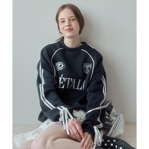 『セール実施中』参考価格：5，610円発売時期：2024年10月コンディション：B（目立つ使用感なし）使用感が少ない、または気にならないアイテム内側：毛玉参考商品名：サイドラインリボンゲームスウェット / side line ribbon ...