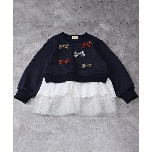 『セール実施中』参考価格：3，960円発売時期：2025年11月コンディション：B（目立つ使用感なし）使用感が少ない、または気にならないアイテム袖・前身頃：毛玉参考商品名：チェックリボン付きチュールチュニック参考品番：LP25WI008【商...