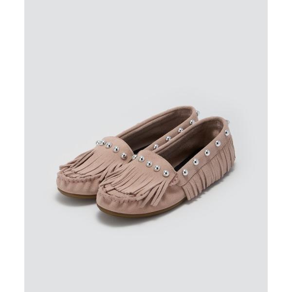 ZOZO問い合わせ番号:102737135ショップ:PELLICO，ペリーコブランド:PELLICO SUNNY，ペリーコサニー商品名:SACO スタッズ モカシン 1.0cm PINKカテゴリ:シューズ>モカシン/デッキシューズブラ...