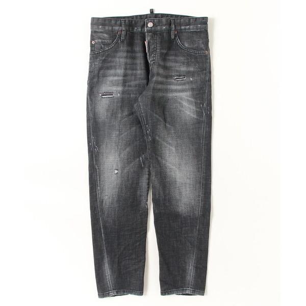 ZOZO問い合わせ番号:102741447ショップ:Dsquared2，ディースクエアードブランド:DSQUARED2，ディースクエアード商品名:Slim Twst Jean Black Fog Wash/0261カテゴリ:パンツ>デ...