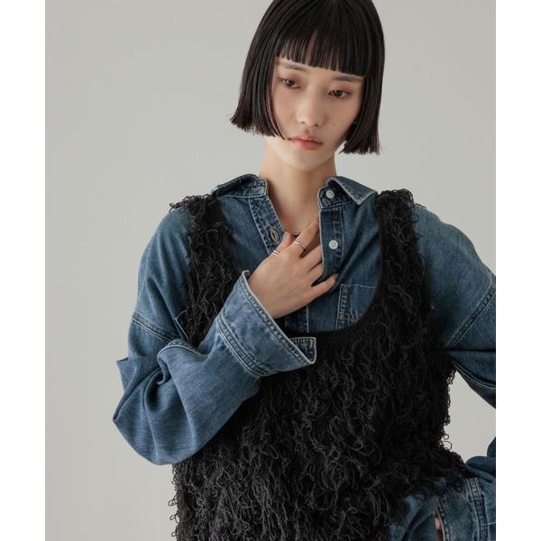 『タイムセール実施中』ZOZO問い合わせ番号:102741479ショップ:LOWRYS FARM，ローリーズファームブランド:LOWRYS FARM，ローリーズファーム商品名:２ＷＡＹフリンジベスト  644658カテゴリ:トップス>...