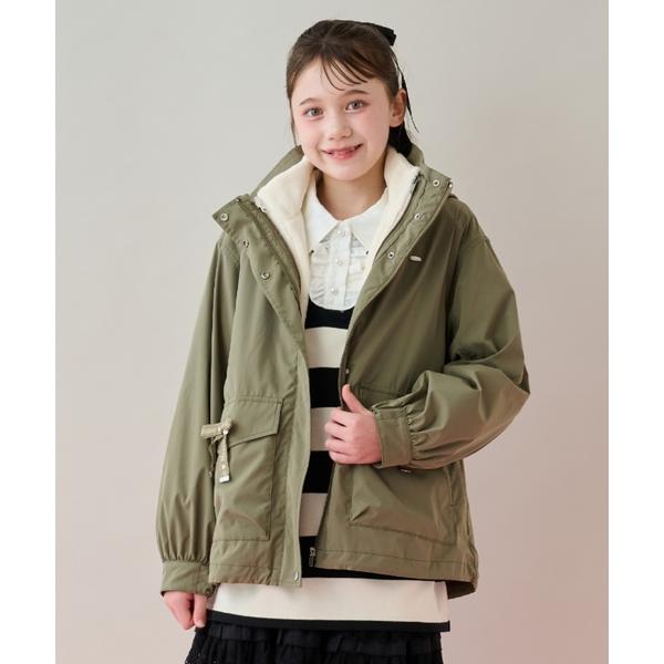 『セール実施中』ZOZO問い合わせ番号:102741496ショップ:NARUMIYA ONLINE，ナルミヤ オンラインブランド:mezzo piano Junior，メゾピアノジュニア商品名:【撥水】ロゴリボン3WAYマウンテンパーカカテ...