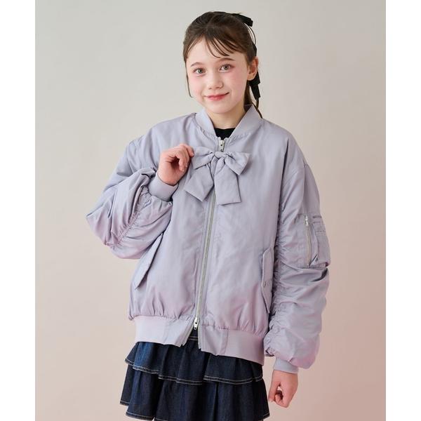 『セール実施中』ZOZO問い合わせ番号:102741497ショップ:NARUMIYA ONLINE，ナルミヤ オンラインブランド:mezzo piano Junior，メゾピアノジュニア商品名:リボンチャームつきMA-1カテゴリ:ジャケット...