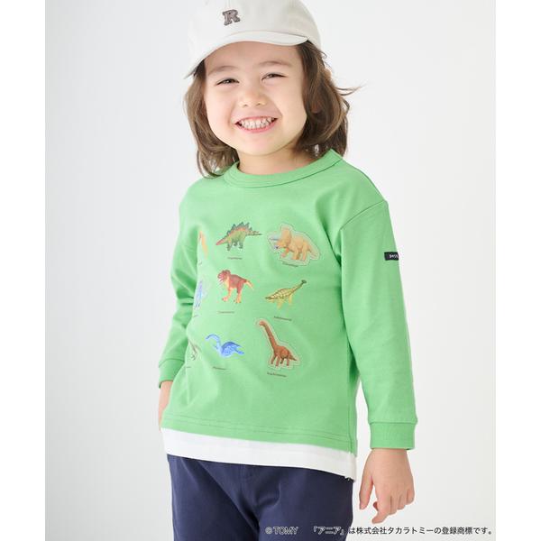 『セール実施中』ZOZO問い合わせ番号:102741528ショップ:petit main，プティマインブランド:petit main，プティマイン商品名:【TOMICA・ANIA】グラフィック長袖Tシャツカテゴリ:トップス>Tシャツ/...