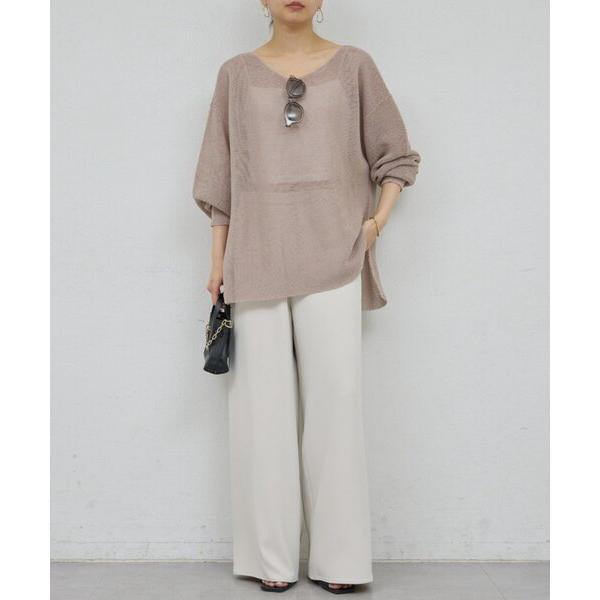 ZOZO問い合わせ番号:102741683ショップ:GALLARDAGALANTE，ガリャルダガランテブランド:GALLARDAGALANTE，ガリャルダガランテ商品名:ペーパーヤーンメッシュニットカテゴリ:トップス>ニット/セーター...