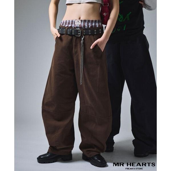 『セール実施中』参考価格：6，996円発売時期：2025年01月コンディション：B（目立つ使用感なし）使用感が少ない、または気にならないアイテム全体的：色あせ参考商品名：限定展開 MR HEARTS/ミスターハーツ WIDE SILHOUE...