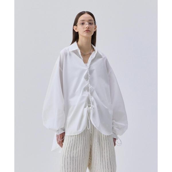 『セール実施中』参考価格：8，800円発売時期：2025年04月コンディション：C（やや使用感あり）使用感があり、やや気になる傷や汚れがあるアイテム襟周り・袖口：汚れ参考商品名：2way loose volume sleeve shirt ...