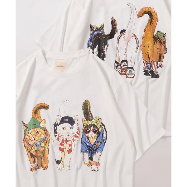 参考価格：3，850円発売時期：2024年04月コンディション：S（新品同様）タグ付きの未使用、または新品同様のアイテム付属品：タグ参考商品名：【新色追加！】イヌネコ BIGレトロイラスト デザイン ヘビーウェイト オーバーサイズ Tシャツ...