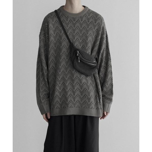 『セール実施中』参考価格：8，800円発売時期：2023年02月コンディション：A（使用感なし）数回使用した程度で使用感が感じられないアイテム参考商品名：loose openwork over knit / ルーズ透かし編みオーバーニット参...