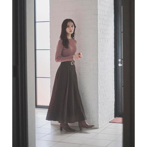 『タイムセール実施中』参考価格：12，991円発売時期：2025年09月コンディション：B（目立つ使用感なし）使用感が少ない、または気にならないアイテム前身頃：汚れ付属品：ベルト参考商品名：ベルト付きシアーフレアスカート / 1215220...