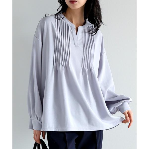 『タイムセール実施中』参考価格：3，850円発売時期：2024年02月コンディション：B（目立つ使用感なし）使用感が少ない、または気にならないアイテム全体的：色あせ後身頃：色移り参考商品名：ストレッチ梨地ピンタックブラウス参考品番：to-i...